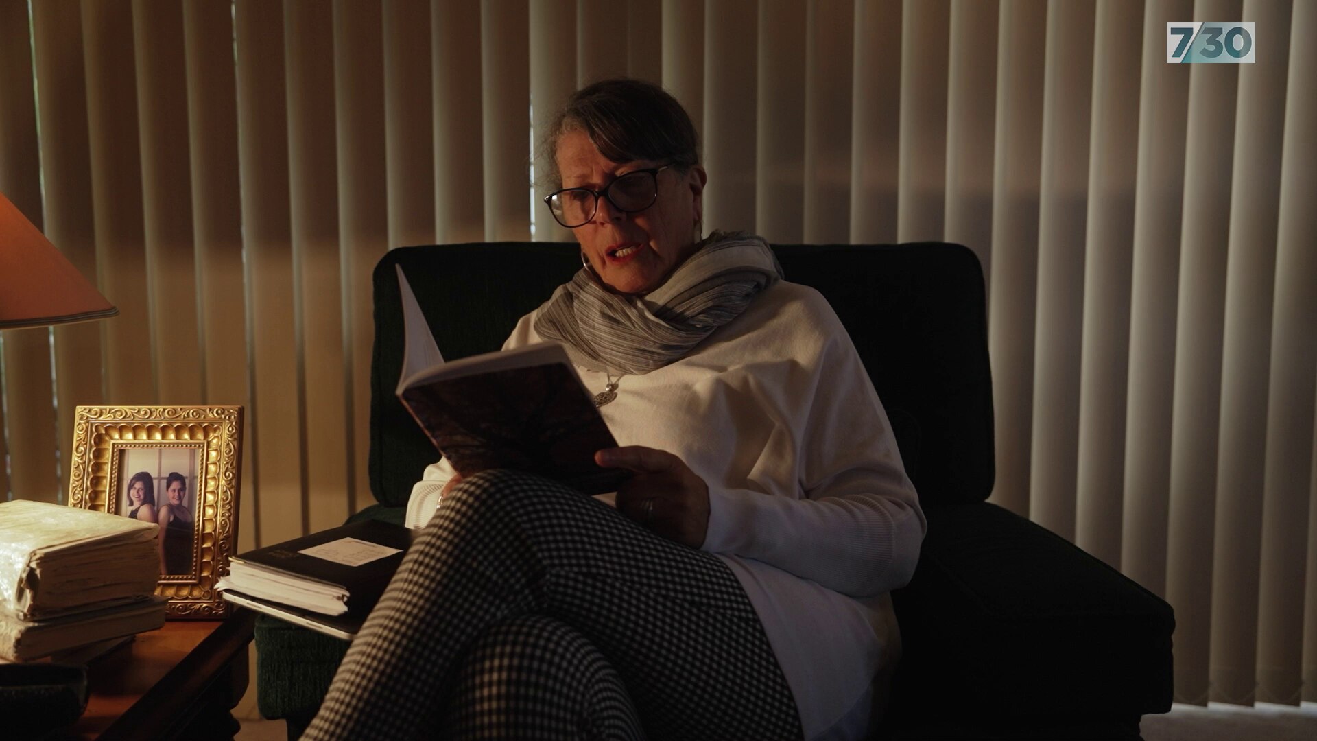 Aurora Stergiou reading from her diary - ABC News