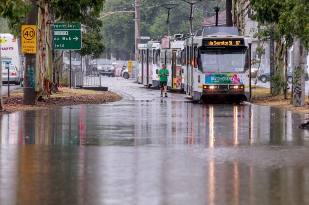 Melbourne storms: Residents clean-up after houses damaged, motorists ...
