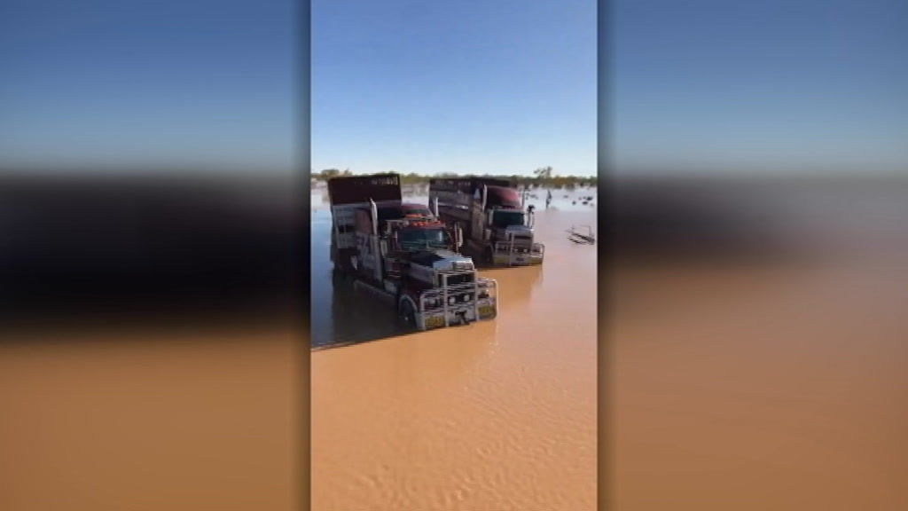 Western Queensland residents stranded by floodwaters as Bulloo River ...