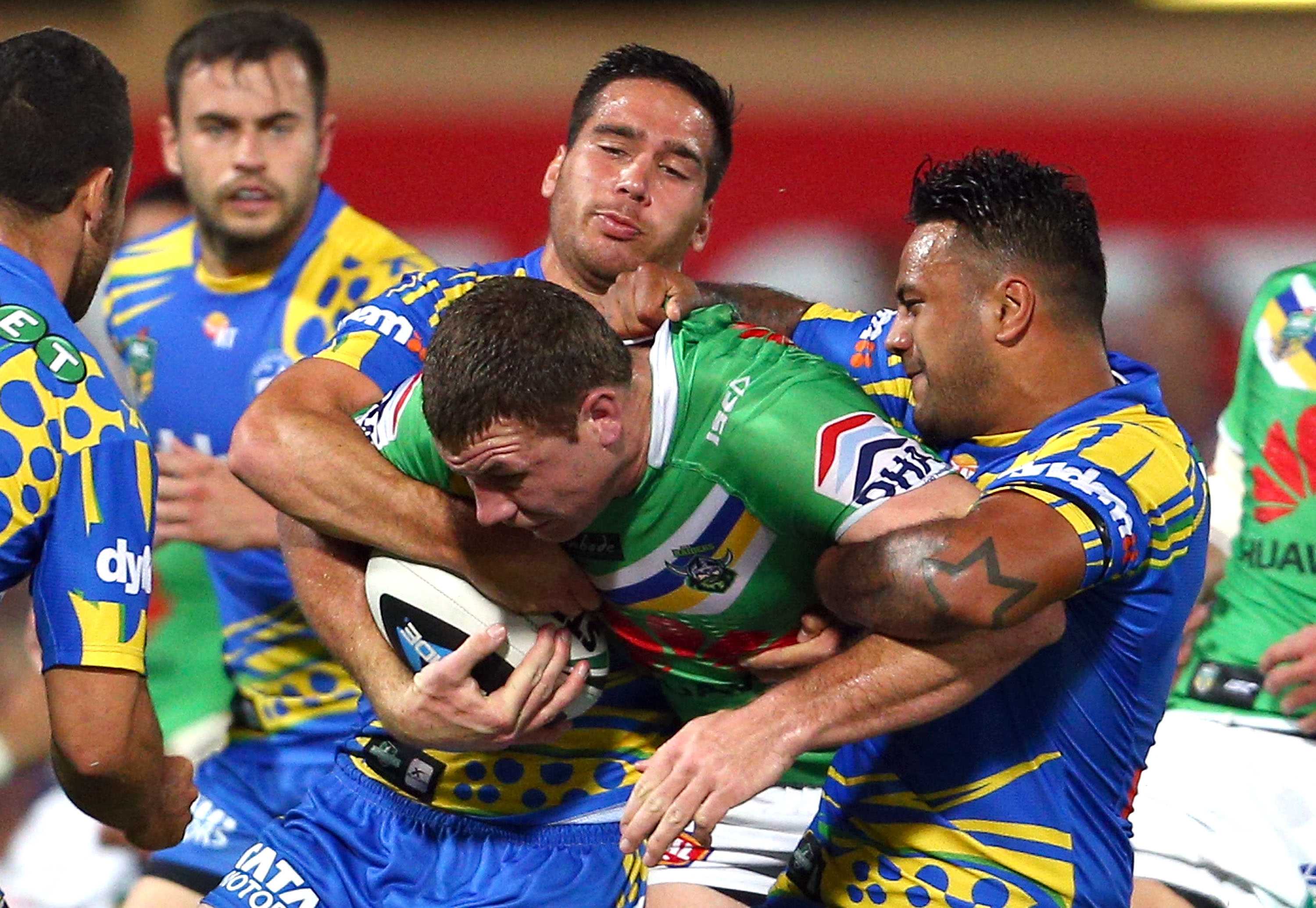 Parramatta Eels score late to secure 18-10 NRL win against Canberra ...