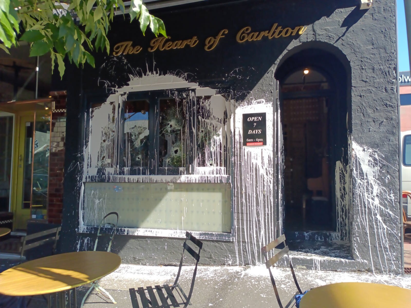 Beloved Carlton cafe vandalised four times in 10 days - ABC listen