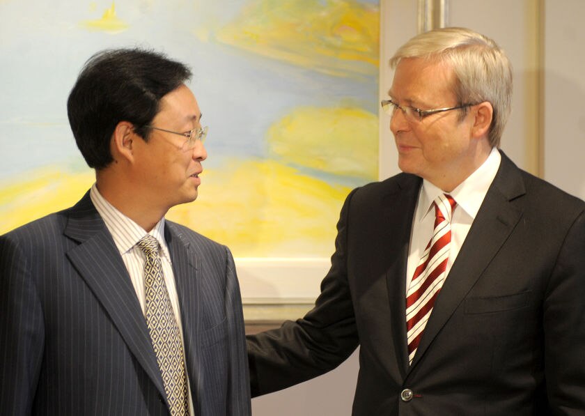 Rudd reassures Chinalco over failed merger - ABC News