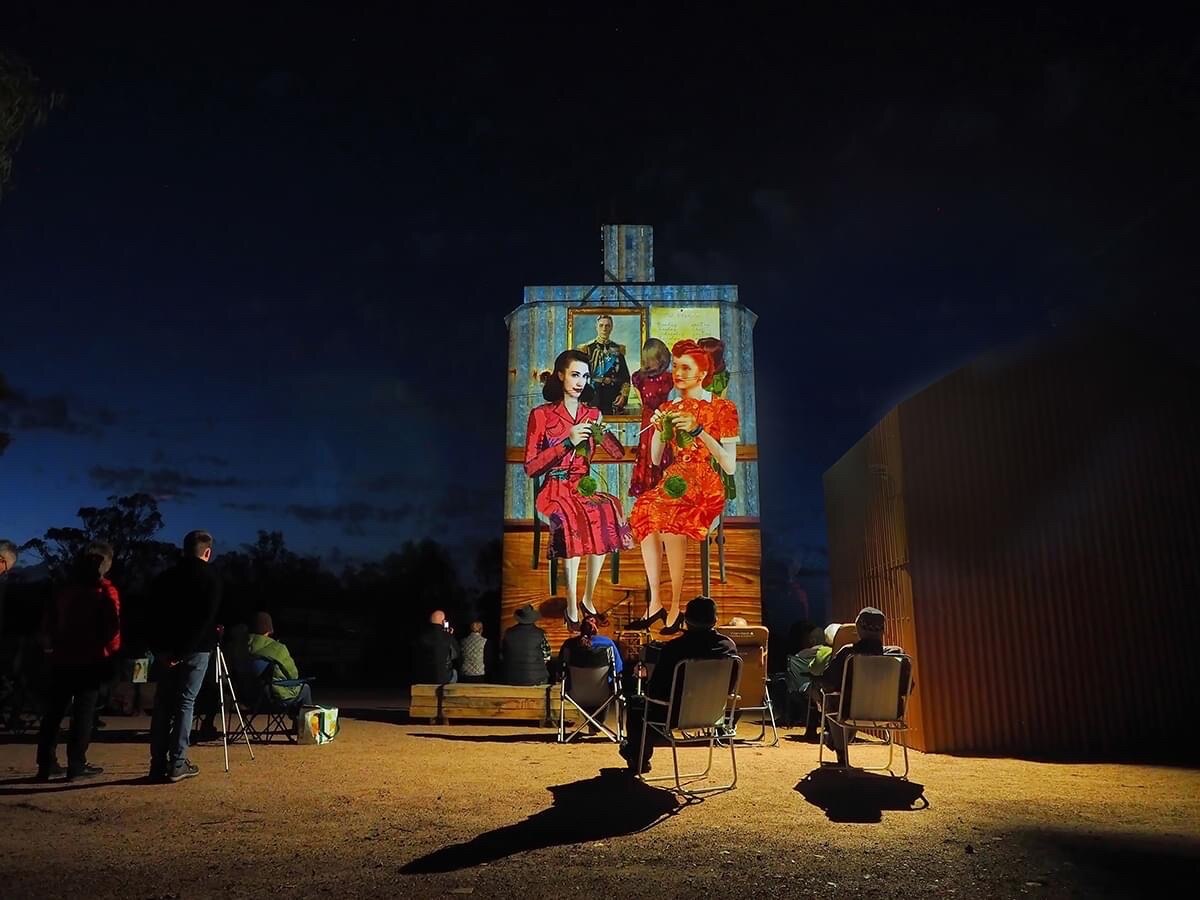 Quorn's silo light show shortlisted in Australian Street Art Awards ...