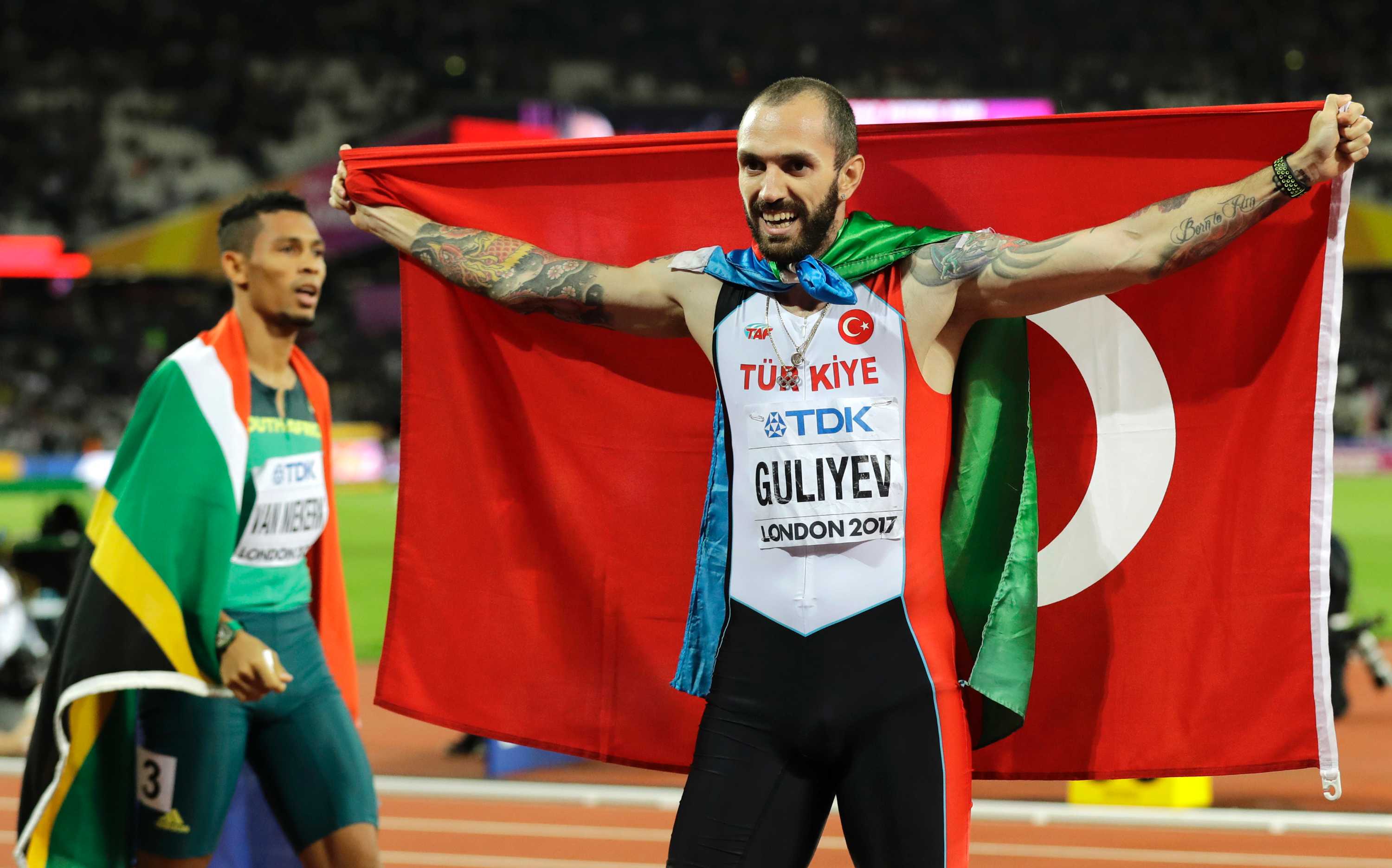 Turkey's Ramil Guliyev beats South Africa's Wayde van Niekerk to win ...
