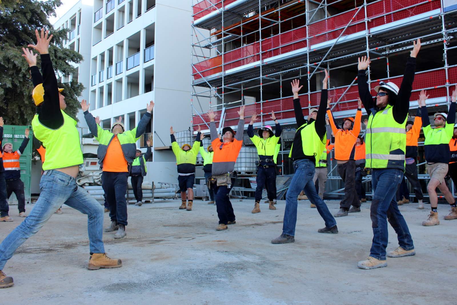 Construction workers practise mindfulness in Healthy Tradie Project’s ...