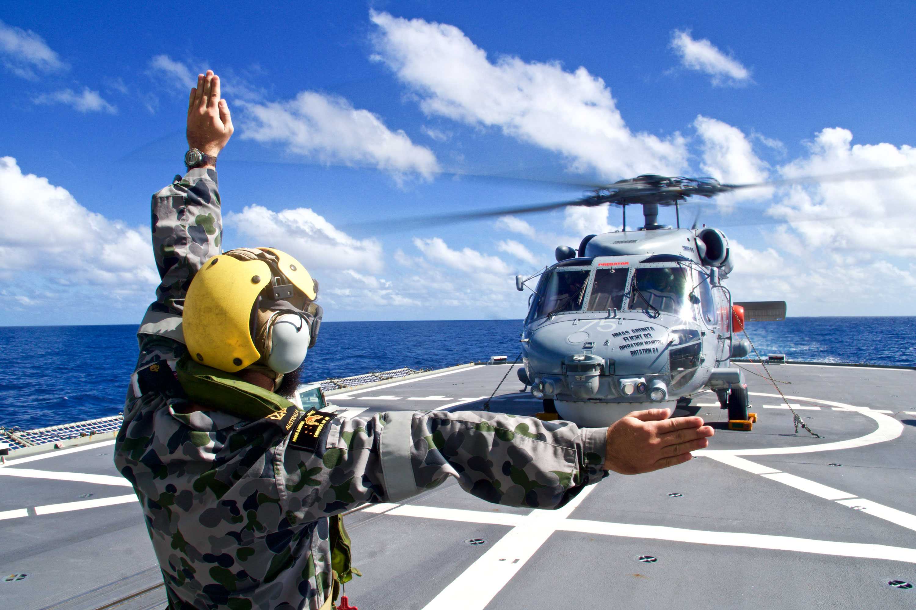 On the high seas, the Australian Navy prosecutes the war on drugs - ABC ...