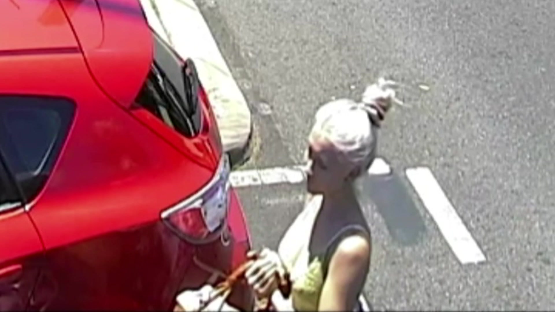 CCTV vision of Toyah Cordingley was played to the jury - ABC News