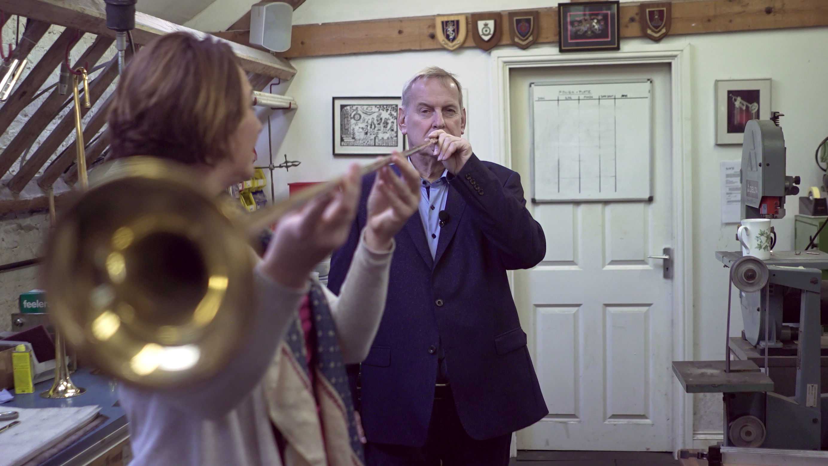 Crafting the trumpets for Meghan Markle and Prince Harry's Royal ...