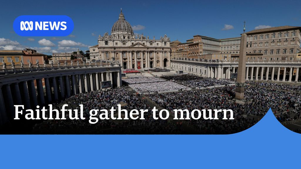 Unprecedented crowds gather in Vatican City to mourn Pope Francis - ABC ...