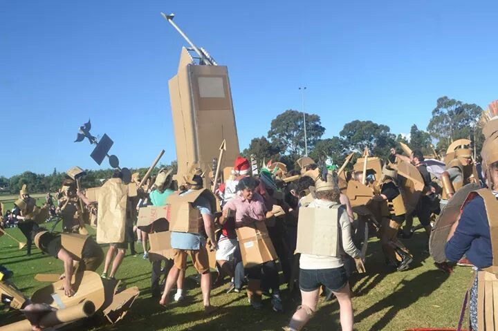 Cardboard warriors of Boxwars re-imagine the fall of Rome in modern ...