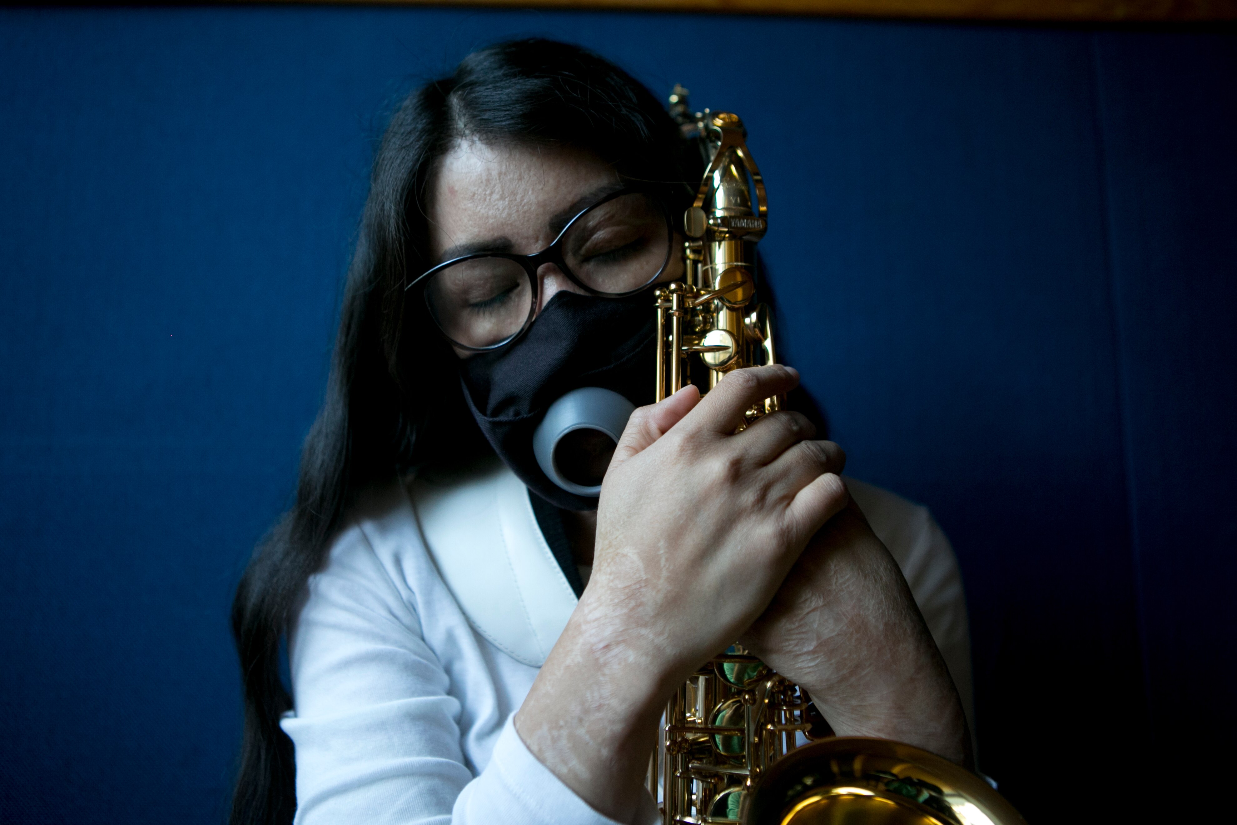 Mexican musician María Elena Ríos finds refuge in saxophone after acid ...