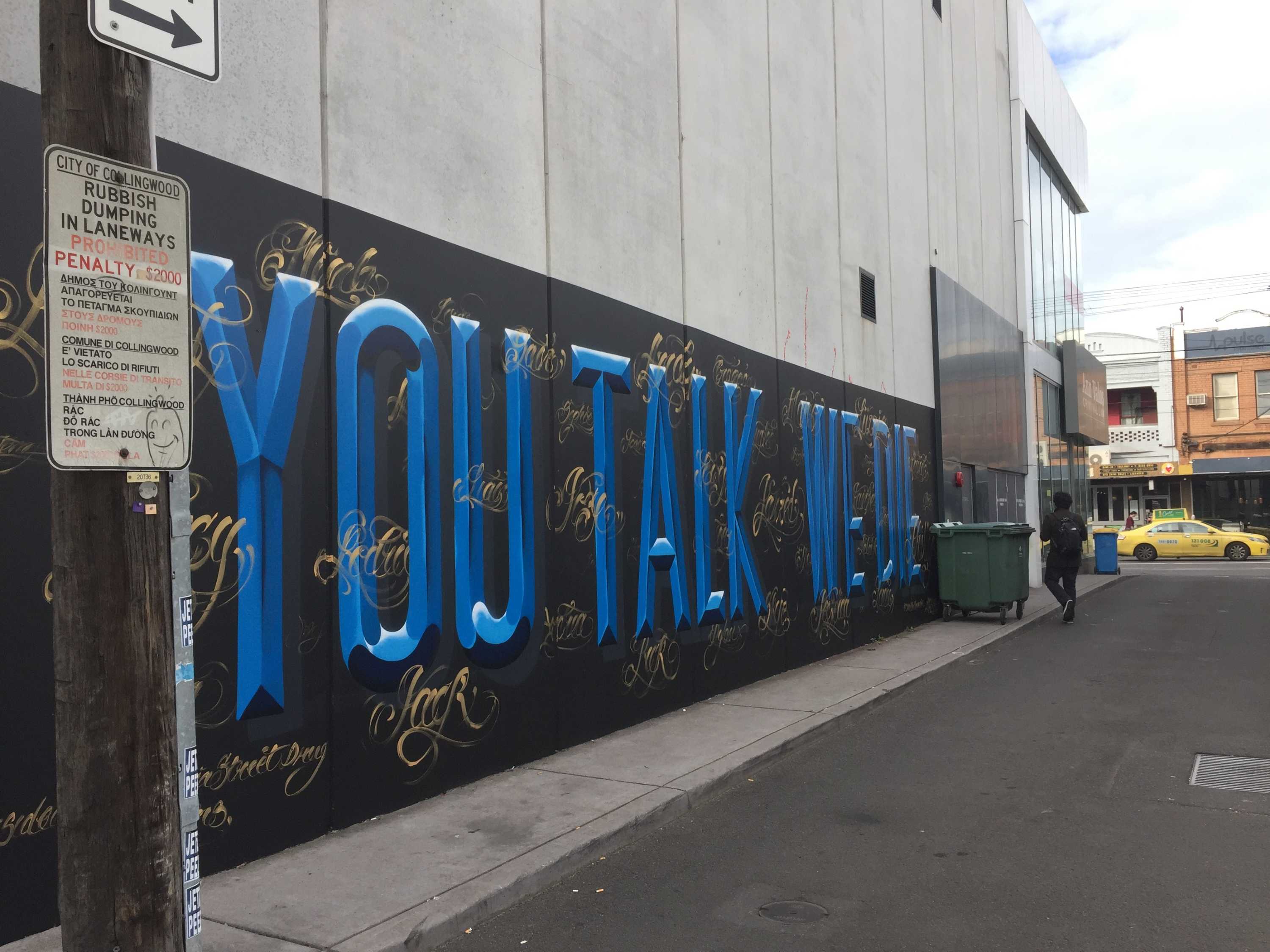 Drug death mural driving business away, Victoria Street traders say ...