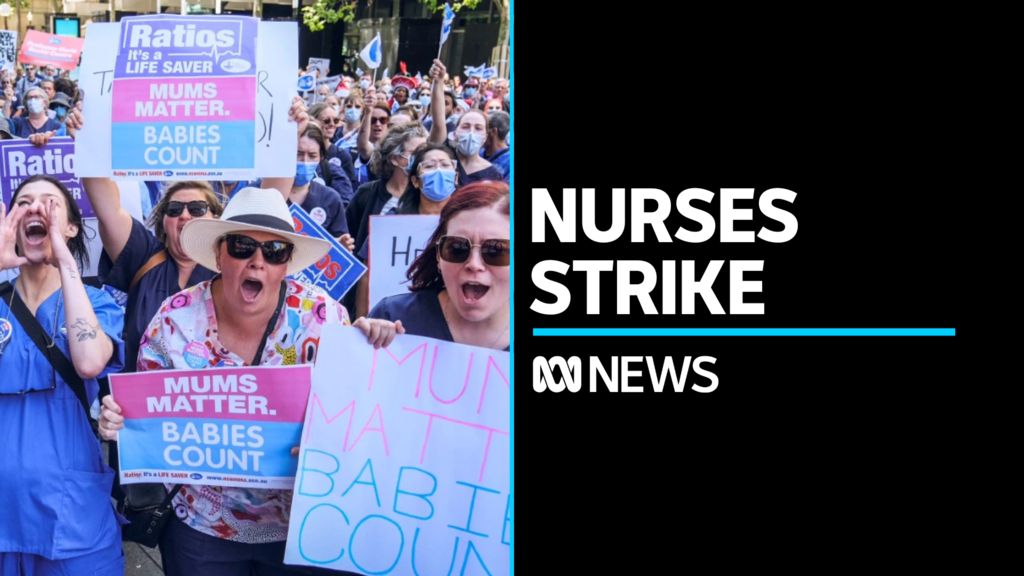 NSW nurses and midwives walk off job over pay and ratios - ABC News
