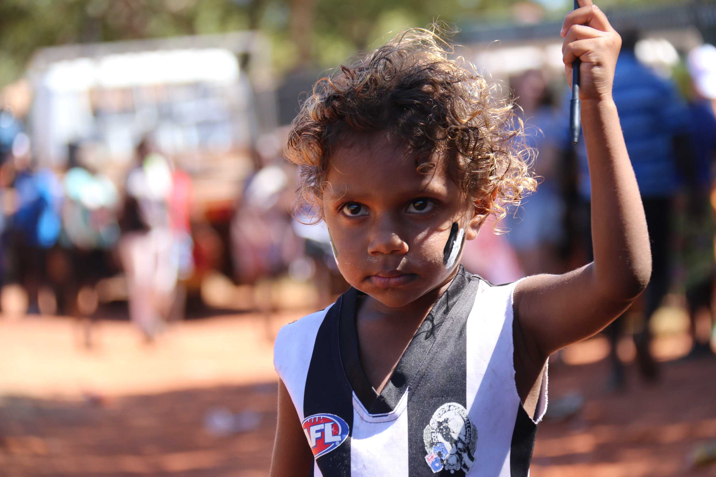 Former Essendon Bombers AFL player Michael Long welcomes children into ...