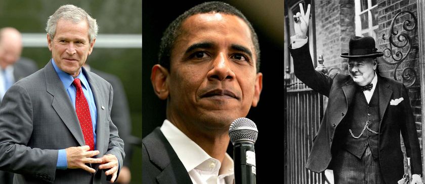 Obama 'related to Bush and Churchill' - ABC News