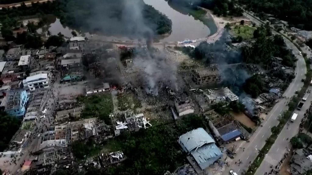 Fireworks warehouse explosion in southern Thailand kills nine people ...