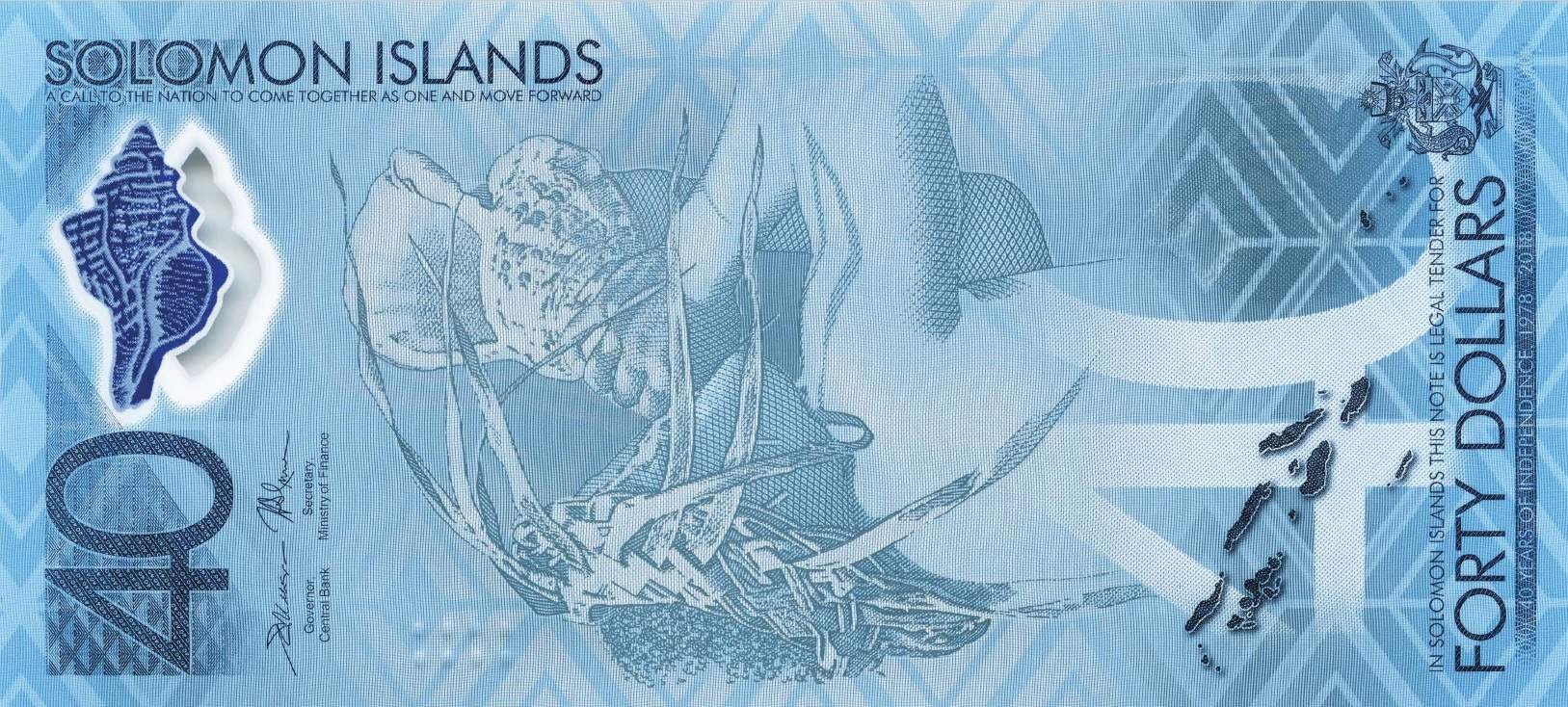 $40 bank note for 40-year independence celebrations launched in Solomon ...
