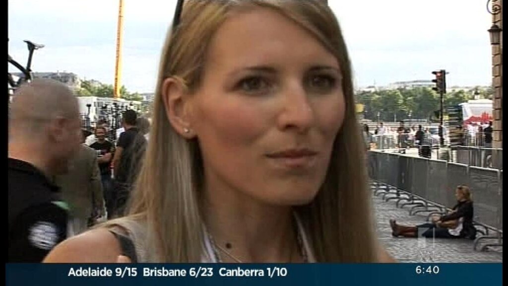 Evans's wife proud of husband - ABC News