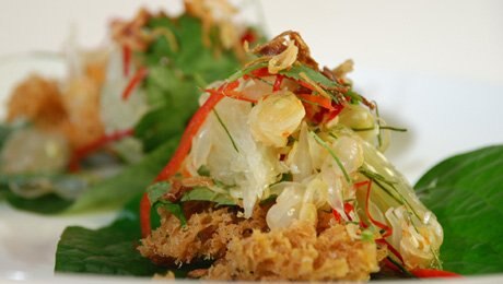 Crispy fish salad - ABC News