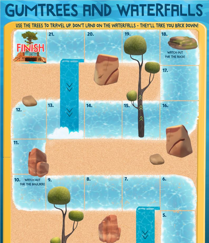 Board Game Activity Sheet - ABC Kids