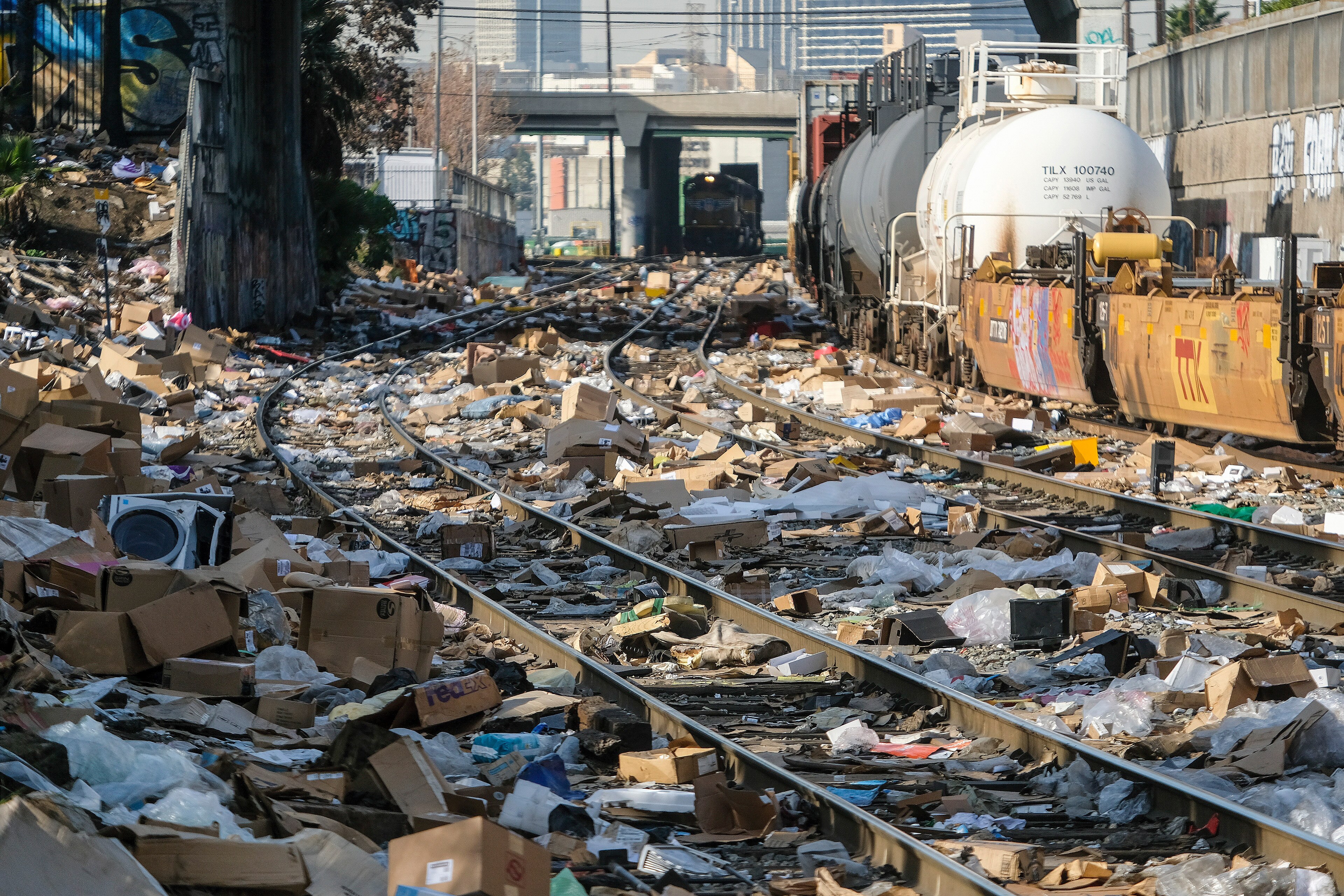 Railway clean-up underway after Los Angeles train robberies increase ...