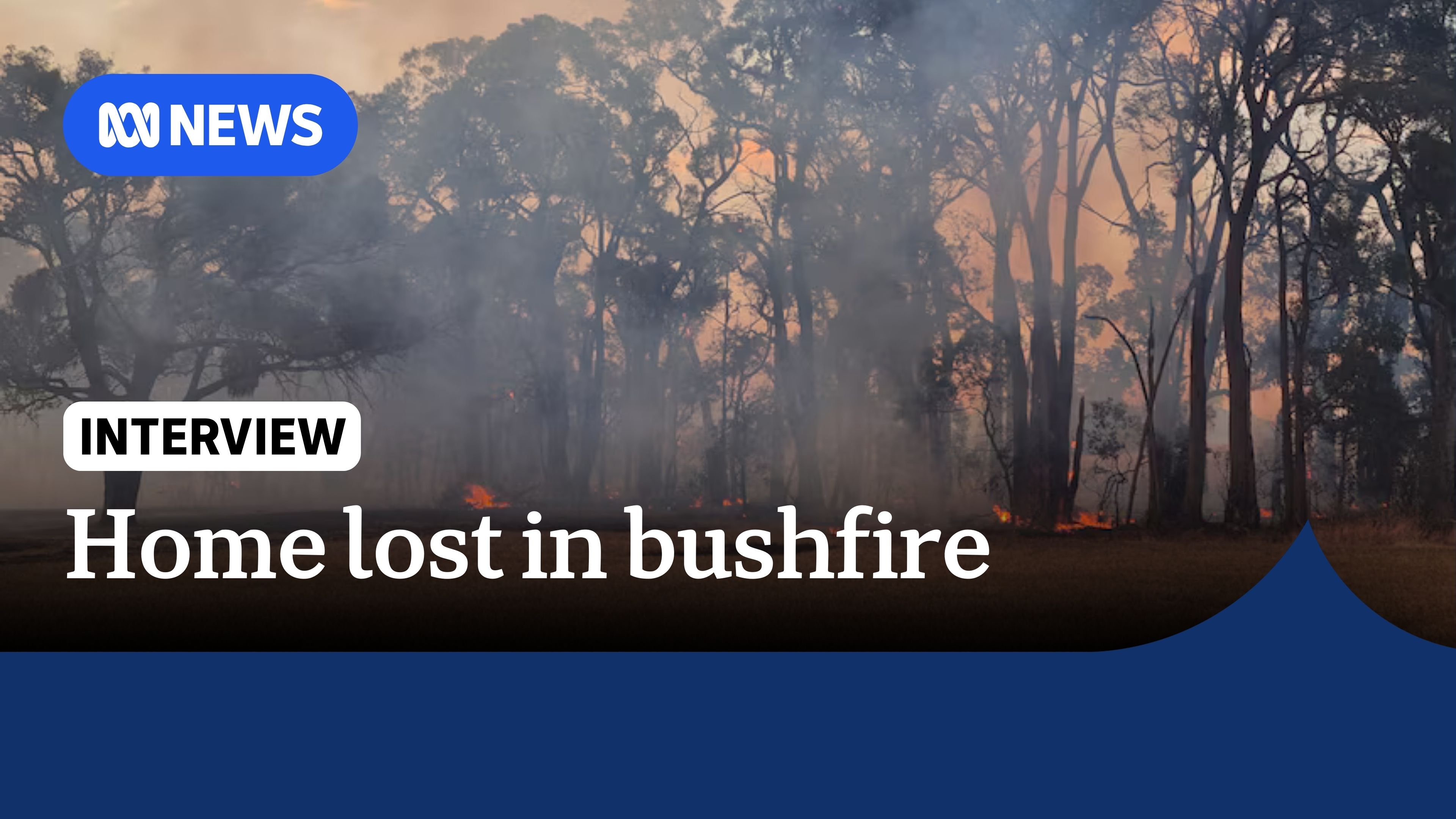 Man mourns loss of his home in Victorian bushfires - ABC News