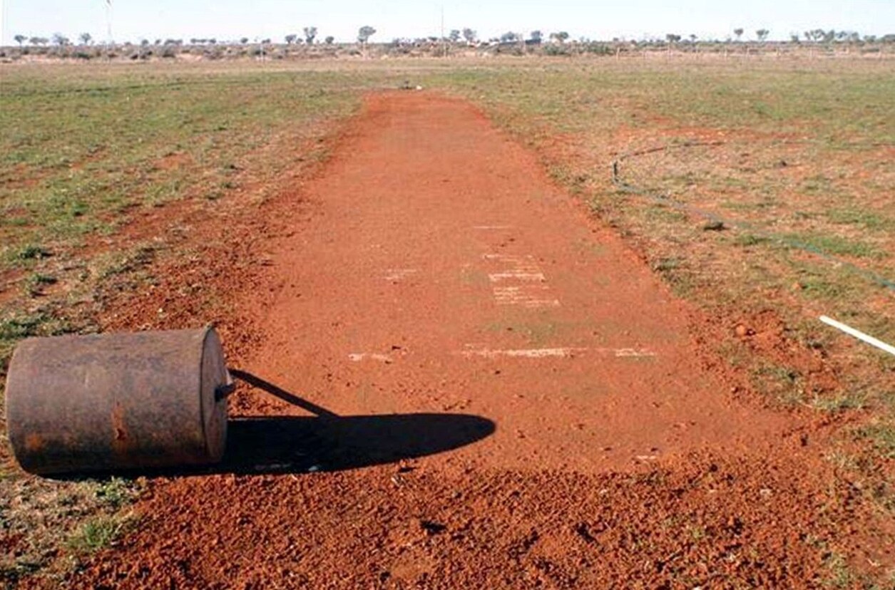 Outback pitch springs up for bush cricket - ABC News