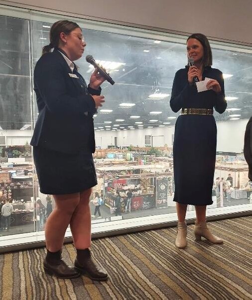 Hannah representing the Mallee at the Royal Adelaide Show - ABC listen