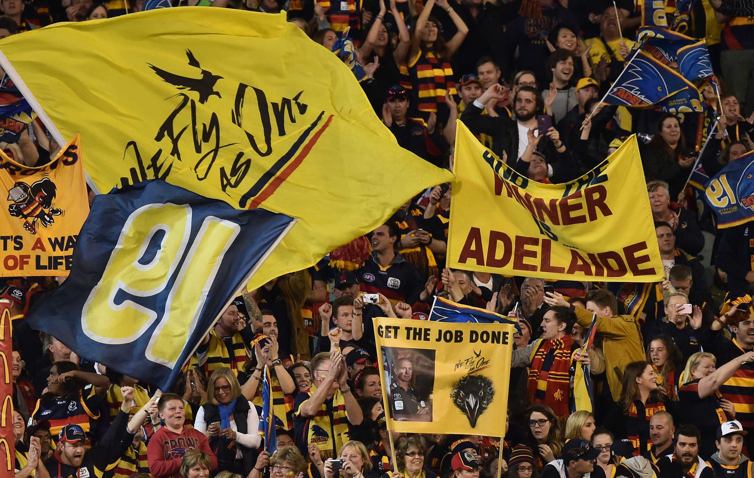 Adelaide Crows supporters in tears, pumped for next week's test against ...