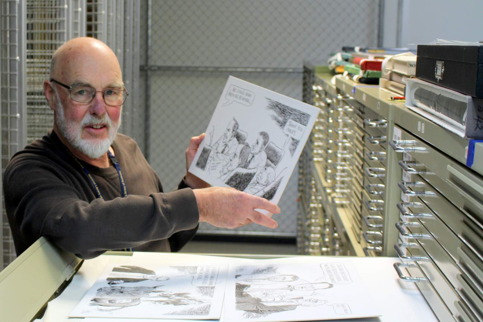 Geoff Pryor adds historical context to thousands of cartoons at ...