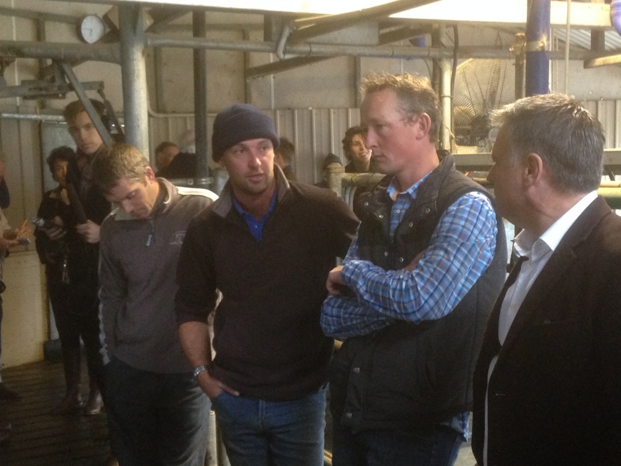 An election photo with some cows? Or promises worth hinging the farm on ...