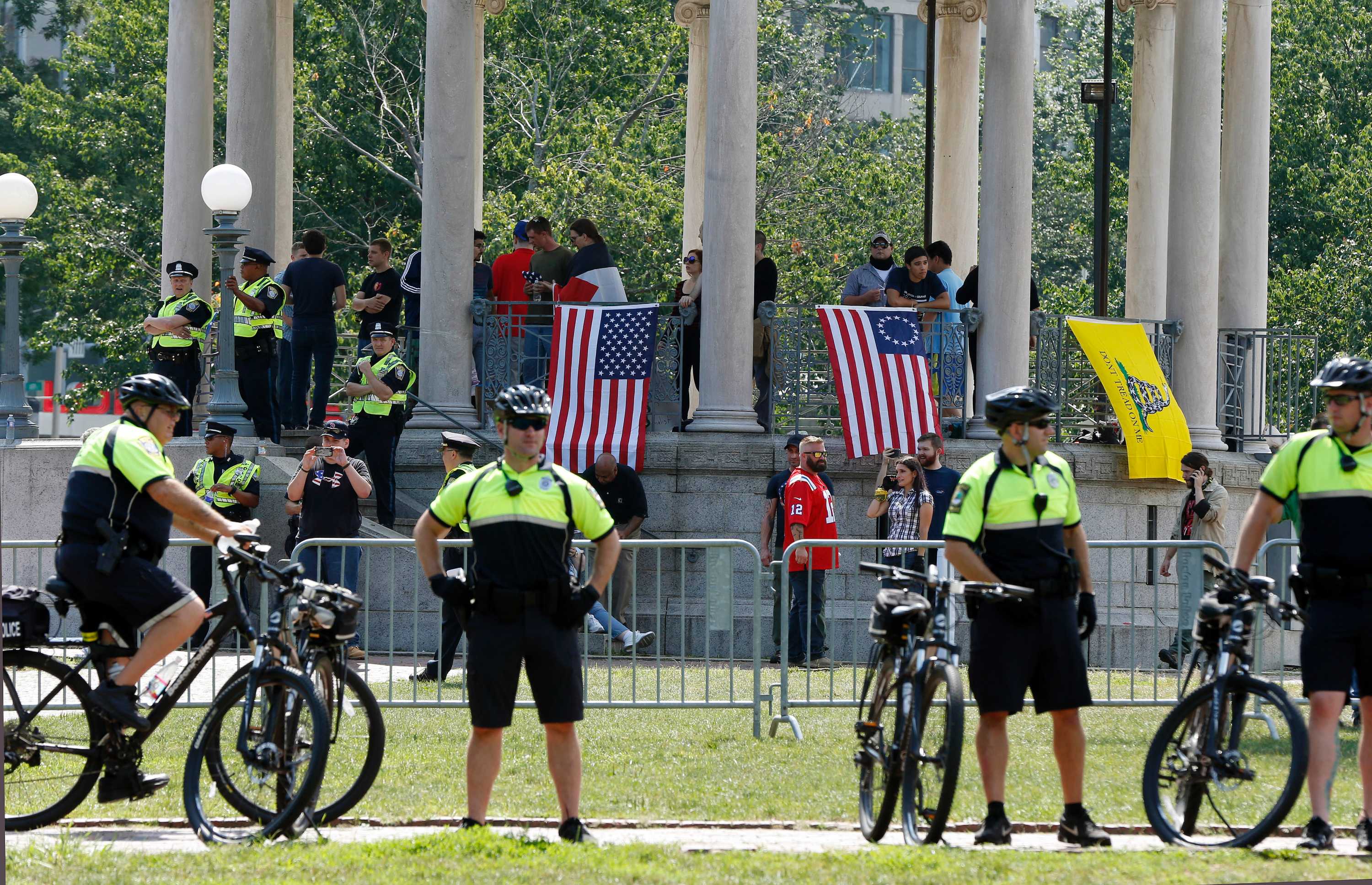 Boston protest: Thousands take to streets to march against right-wing ...