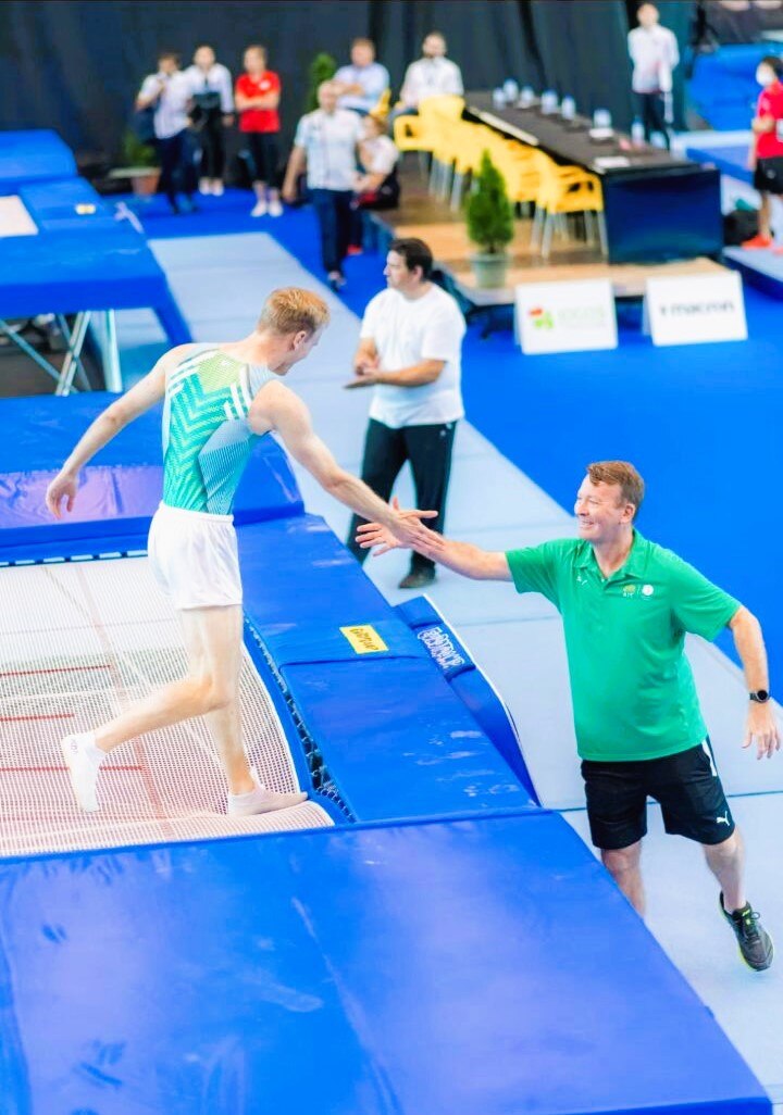 Australia's top trampolinist Blake Rutherford finds support from ...