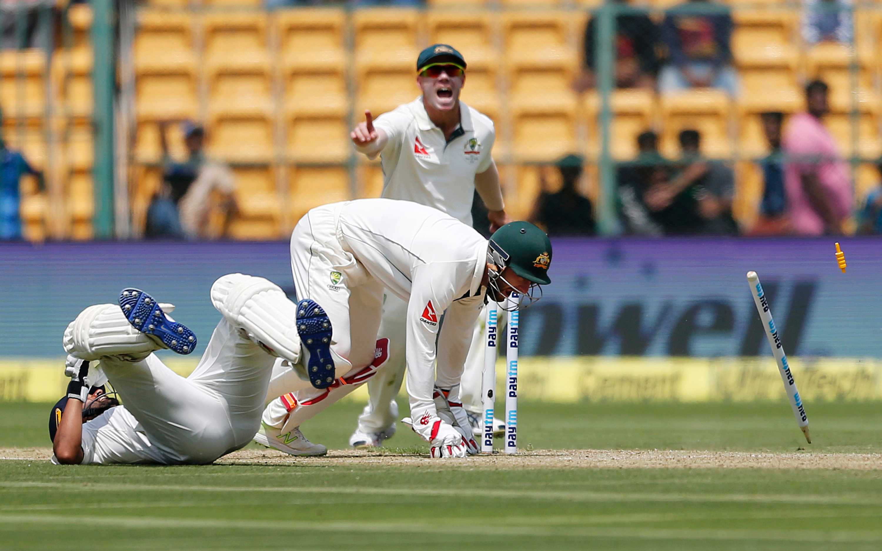 India v Australia: Second Test, day one in Bangalore as it happened ...
