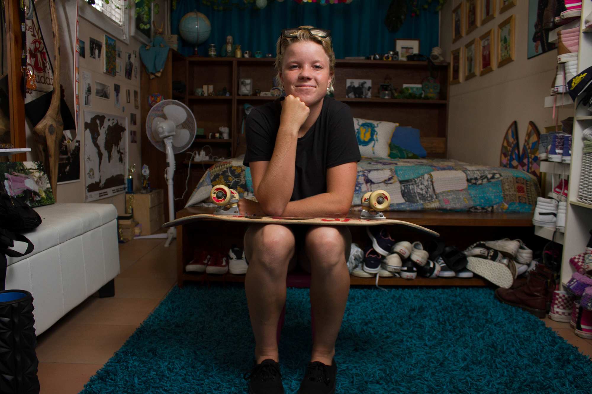 Skateboarder Poppy Starr Olsen begins elite athlete training in ...