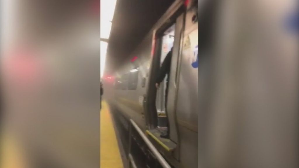 Footage shows the scene at the station in the aftermath of the ...