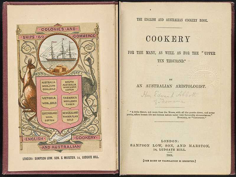 The history of Australian cook books - ABC listen