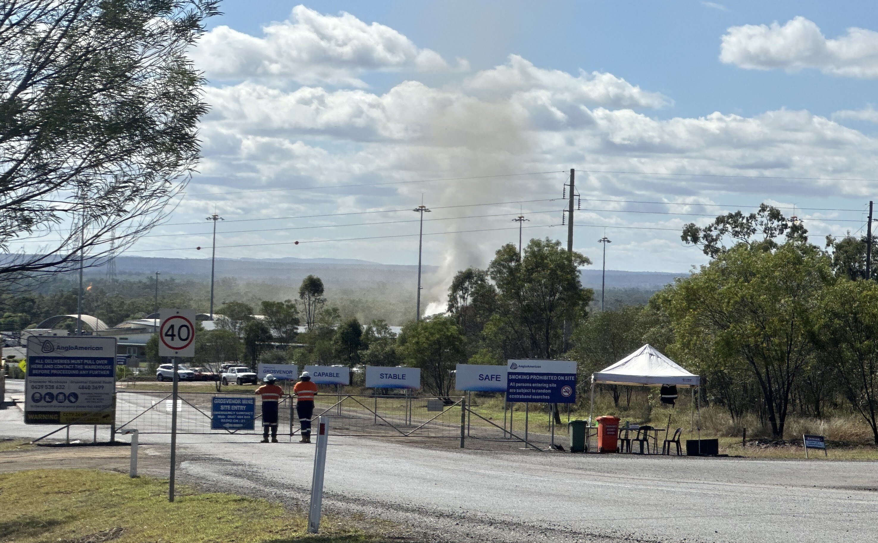 Grosvenor Coal Mine fire continues to burn, sparking fears of explosion ...