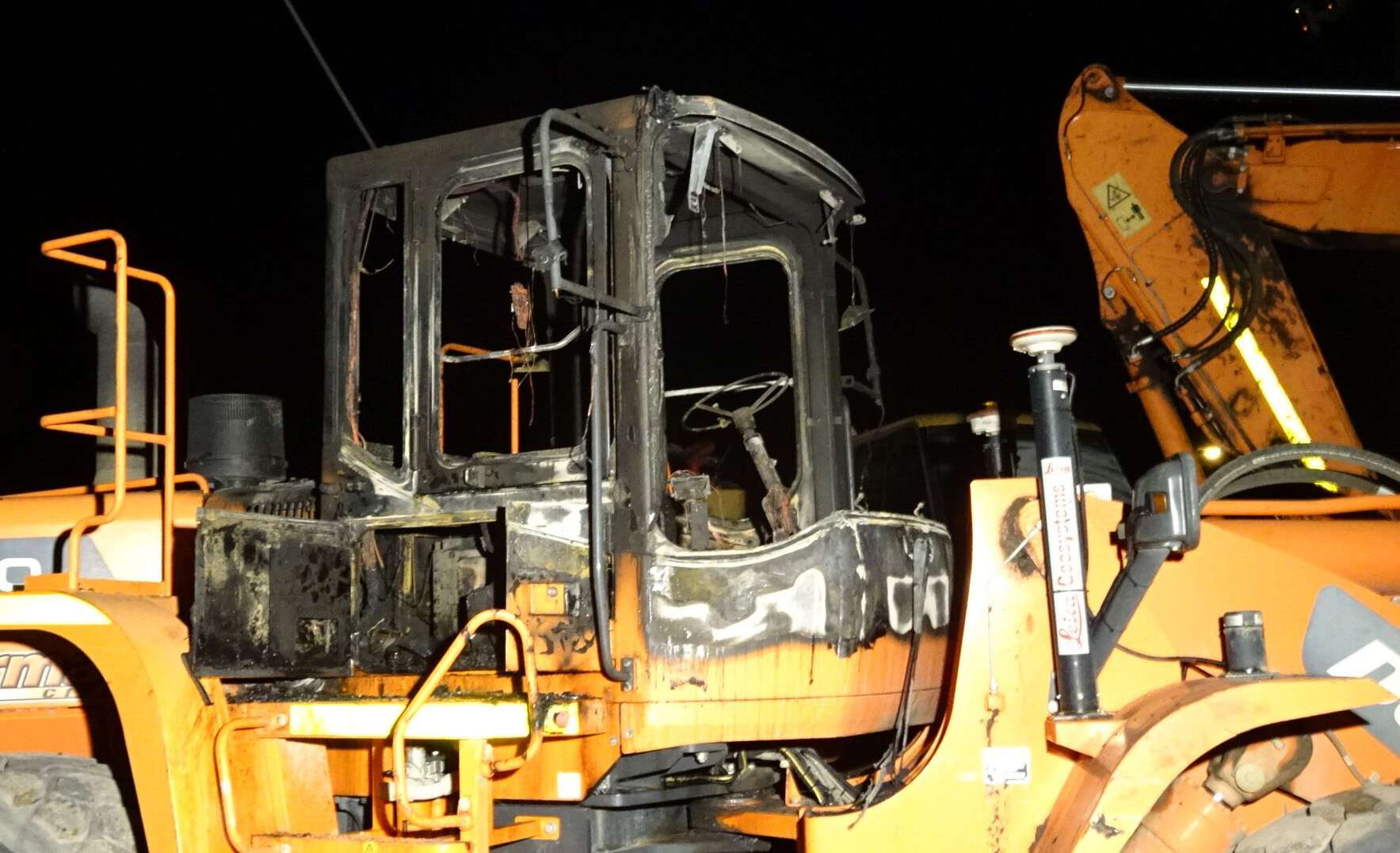 Vandals set fire to heavy machinery over controversial Golden Bay ...