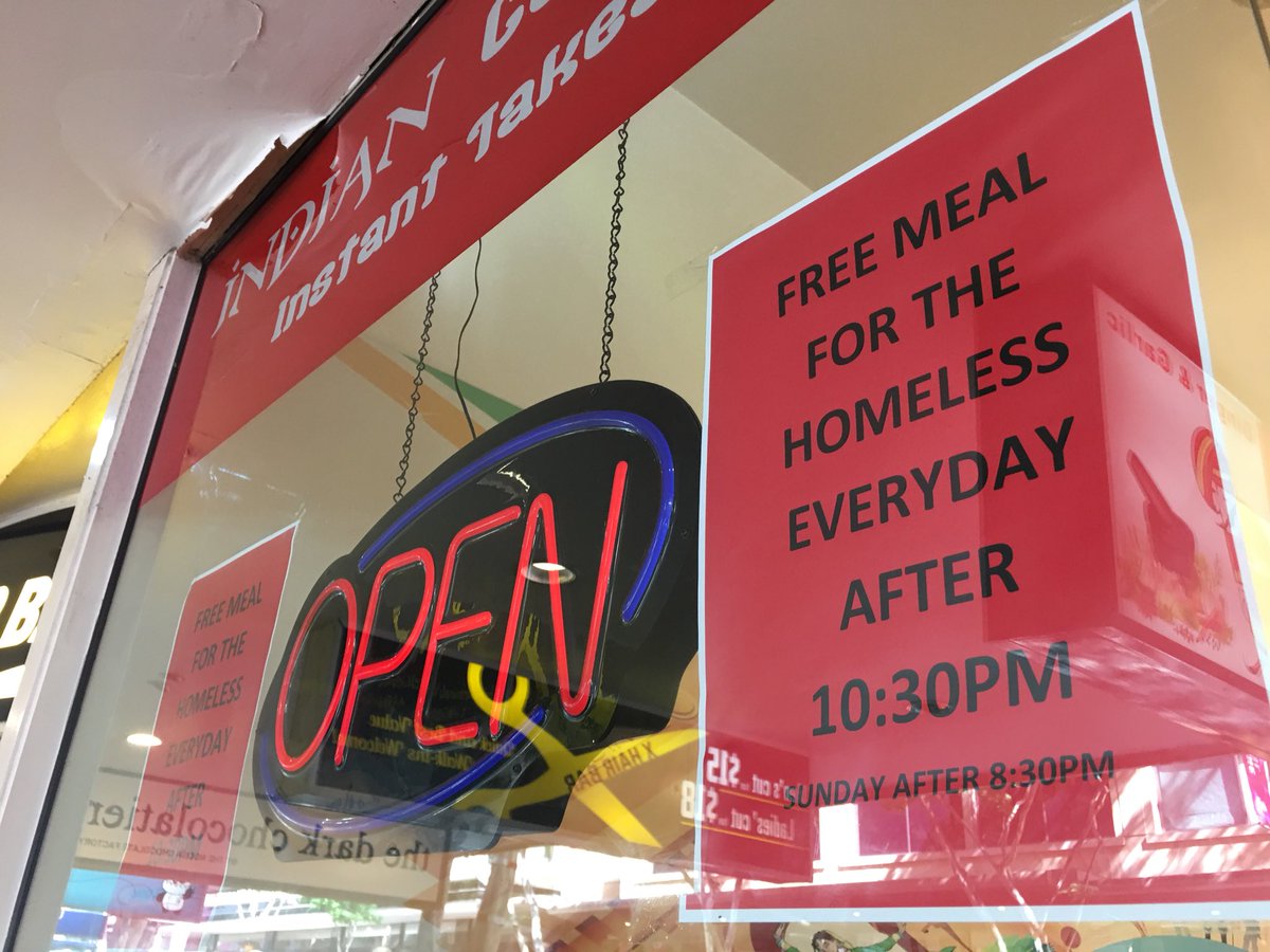 Free Meal For The Homeless Everyday Restaurant Leftovers Bound For