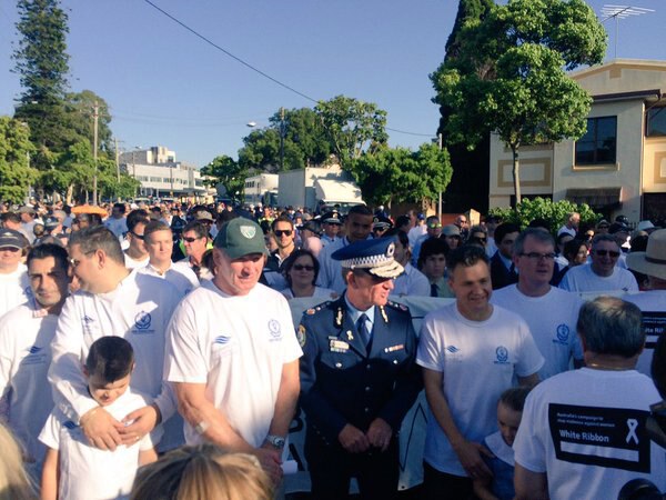 White Ribbon Day: Community and police turn out for walk against ...