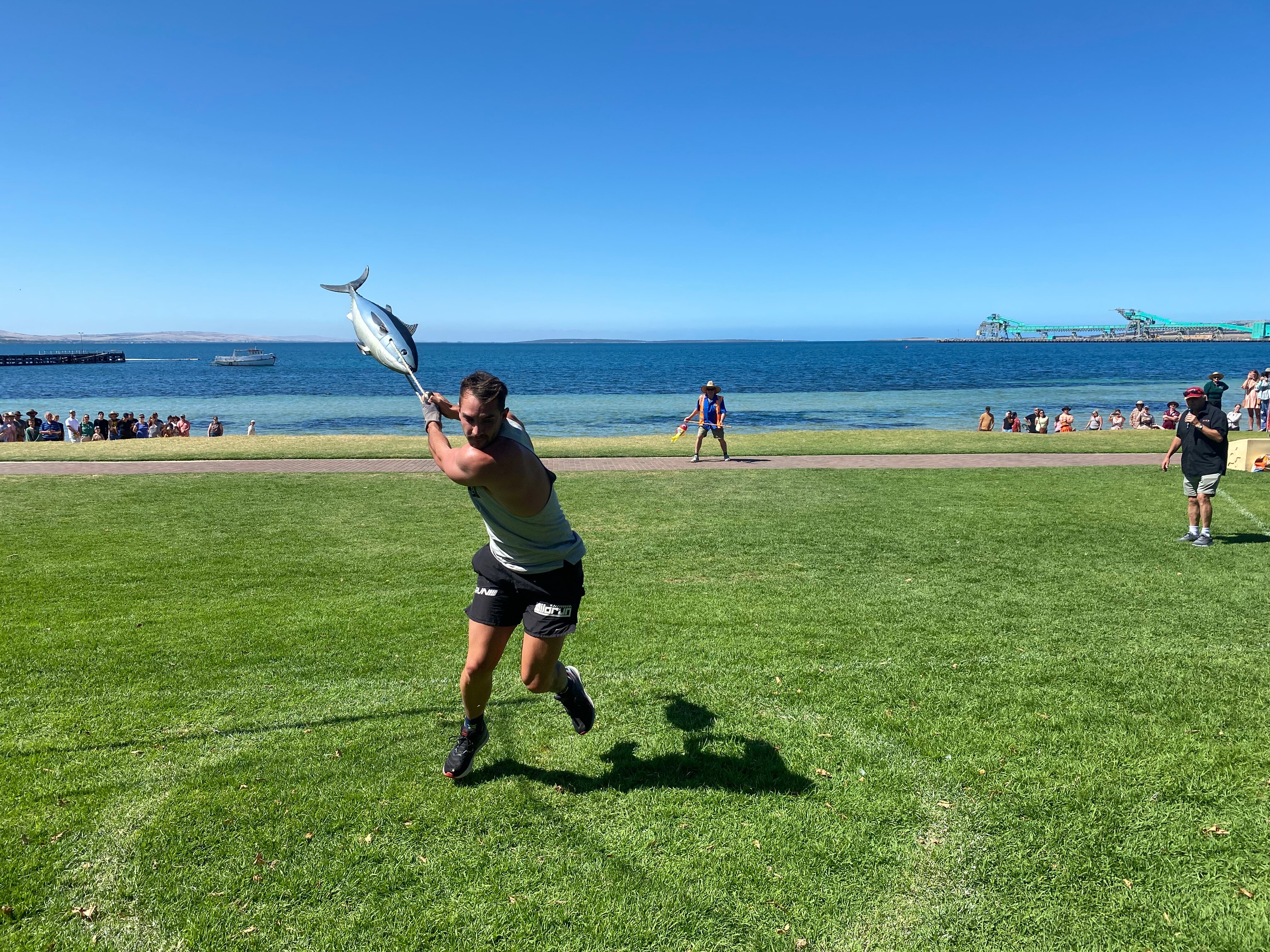 Tunarama tuna toss back in full swing with a crowd favourite win and ...