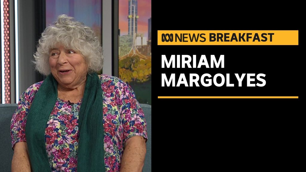 Miriam Margolyes on the News Breakfast couch - ABC News