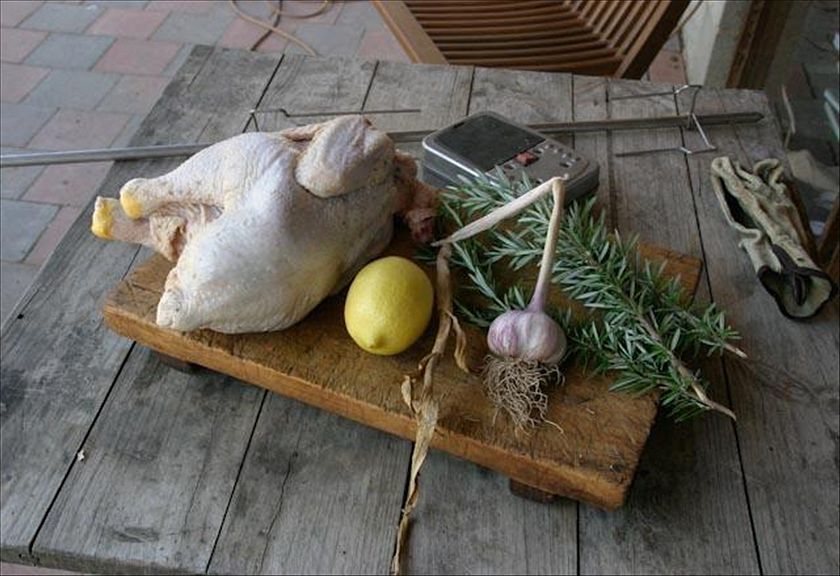 Spit roast chicken - ABC Everyday
