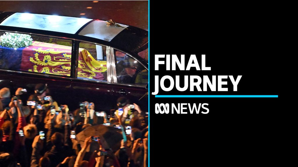 Body of Queen Elizabeth II arrives at Buckingham Palace. - ABC News