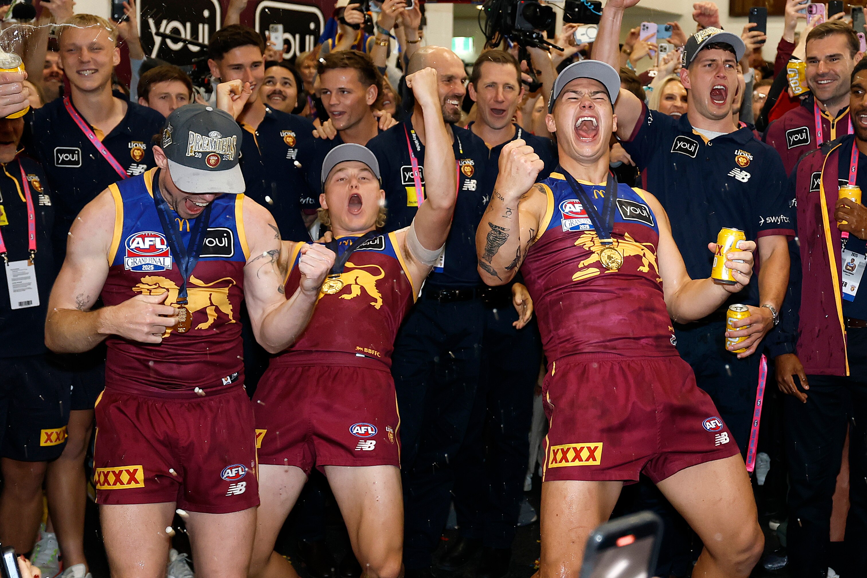 AFL grand final 2025: Brisbane Lions thump Geelong Cats by 47 points ...