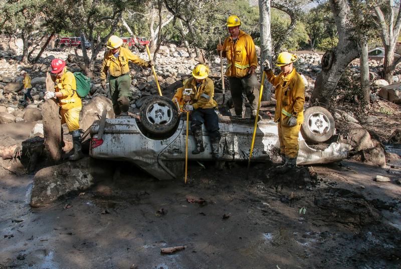 California mudslide: Hope fading for missing as death toll rises to 20 ...