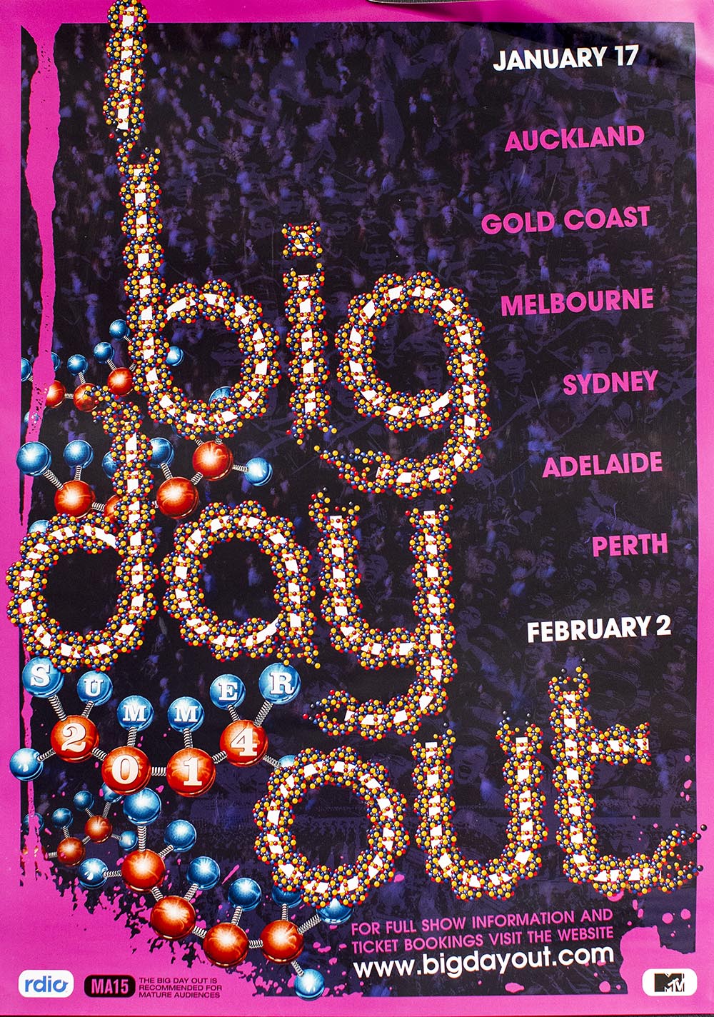 The definitive guide to every Big Day Out line-up ever - Double J