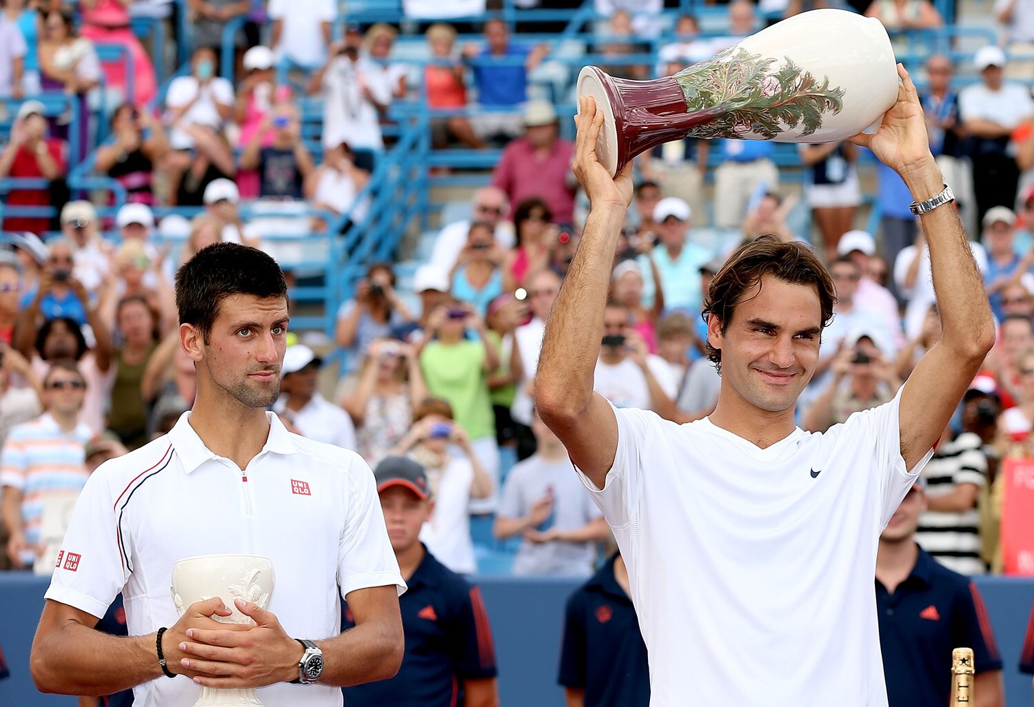 Federer downs Djokovic for fifth Cincinnati title - ABC News