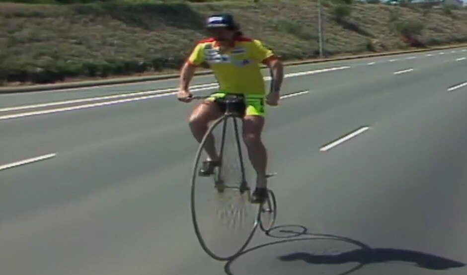 Phil McDonald's epic penny farthing adventure - ABC News
